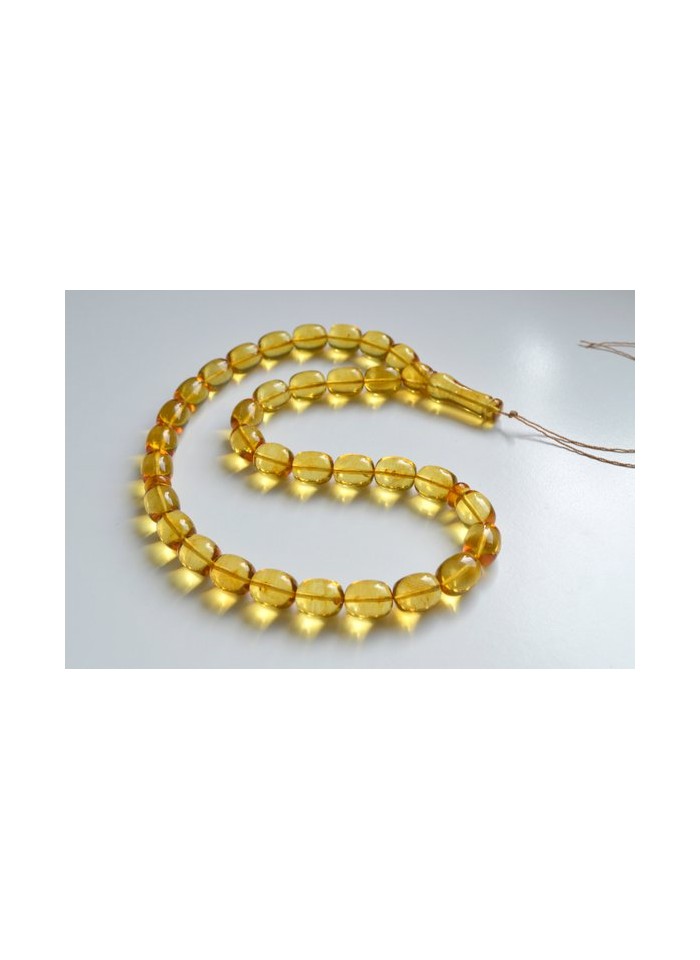 Amber Misbaha Yellow