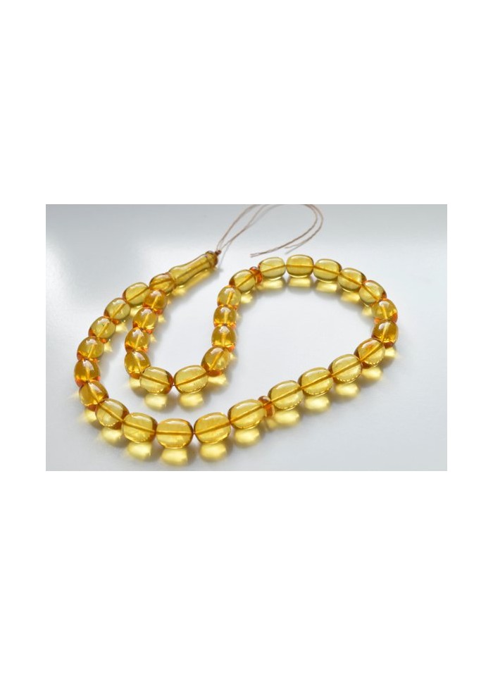 Amber Misbaha Yellow