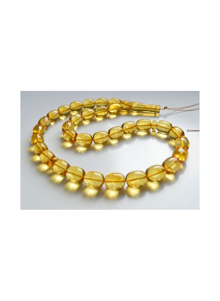 Amber Misbaha Yellow