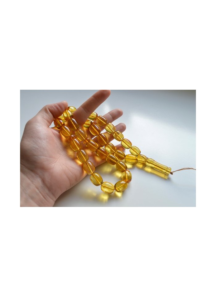 Amber Misbaha Yellow