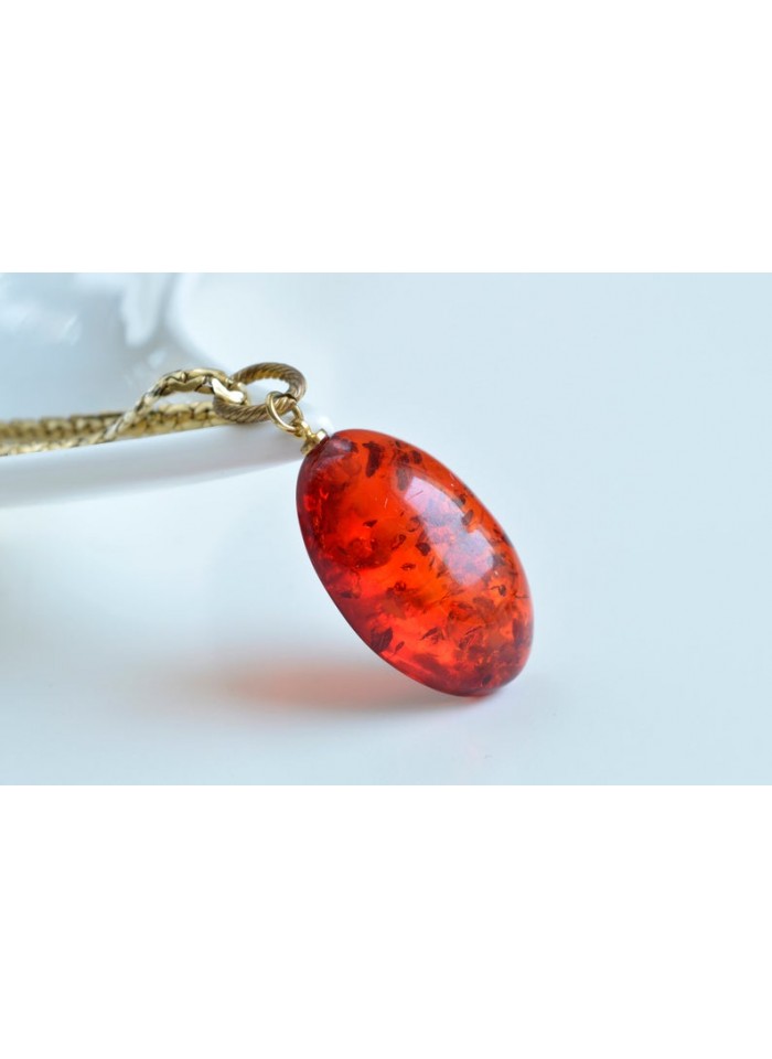 Red Amber Royal Pendant